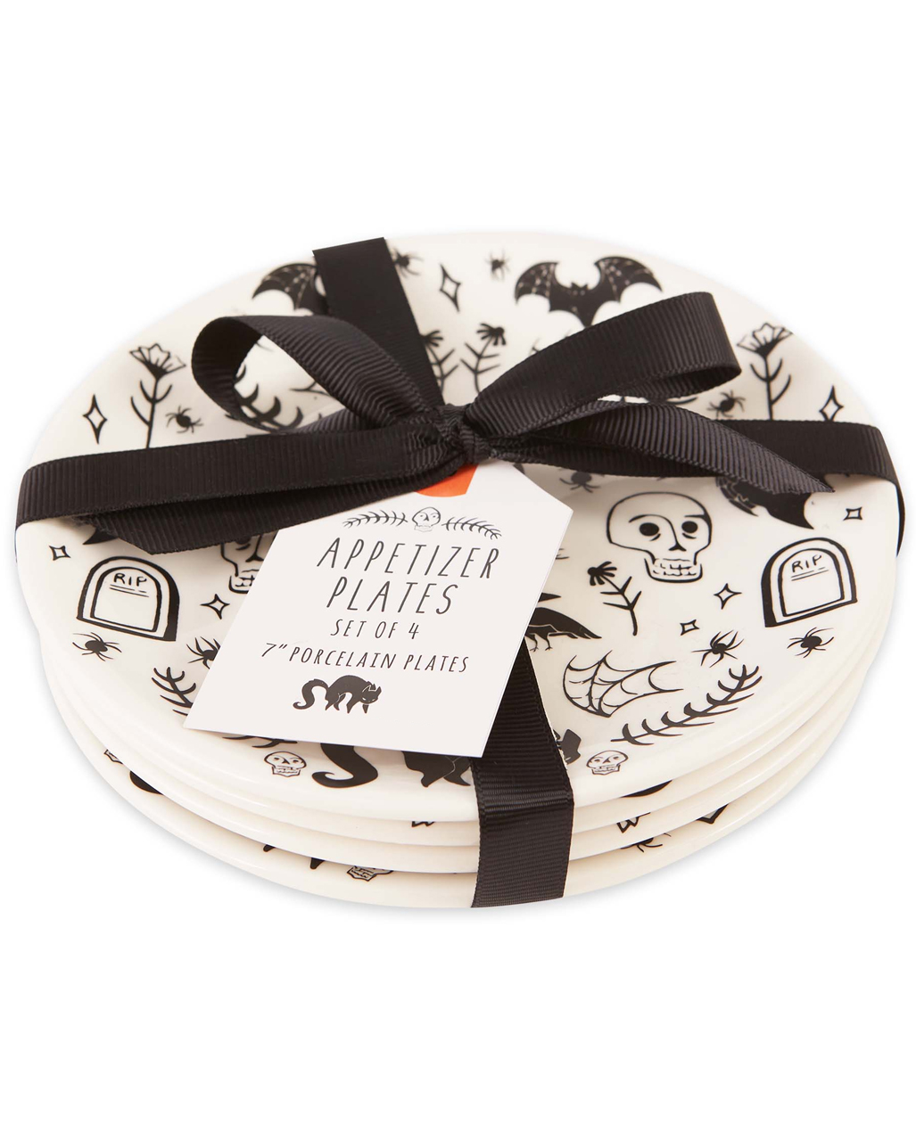 Black Magic Starter Plate Set Of 4 15cm ★ Halloween Homeware | Horror ...