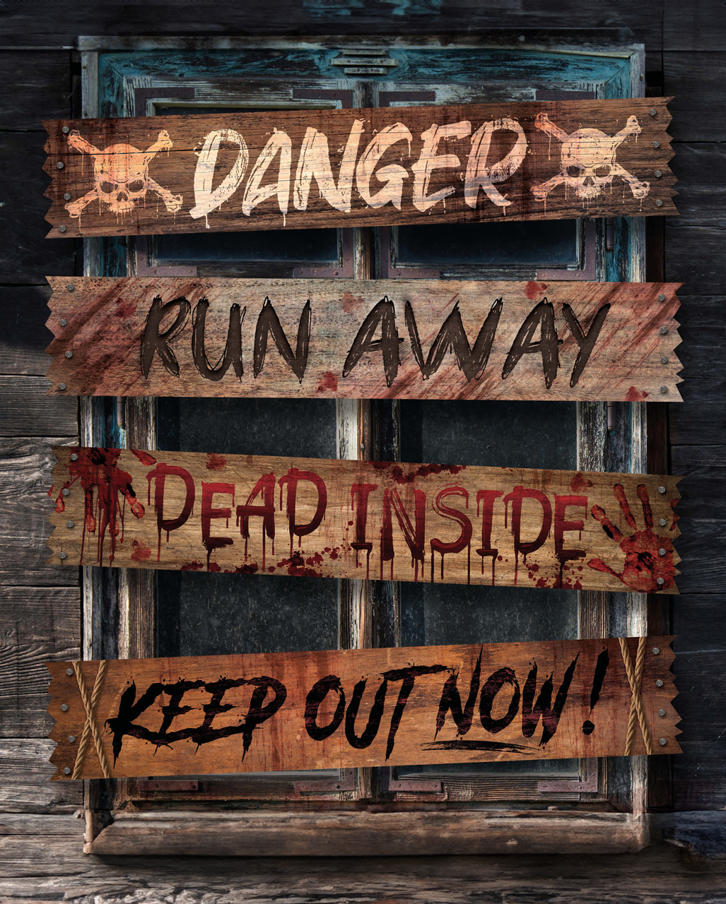 Weathered window sills 4 pcs | Horror Deco | Horror-Shop.com