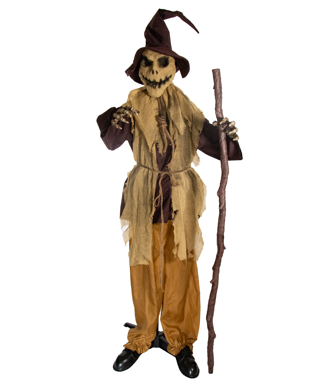 Evil Farmhouse Scarecrow With Movement, Sound & Light 183cm ★ | Horror ...