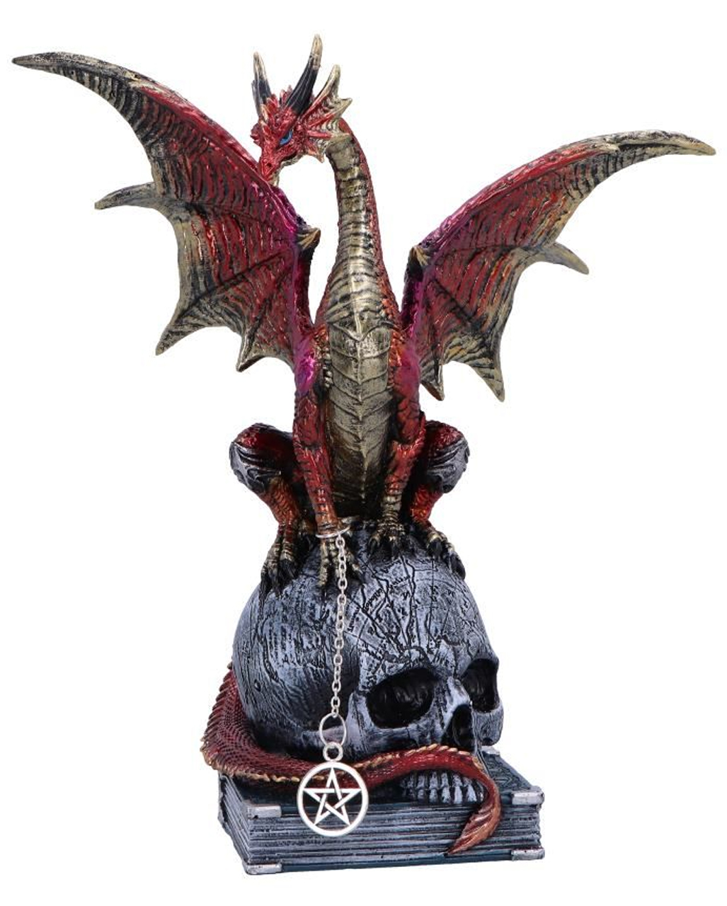 Fate Of The World Dragon On Skull Figure 23cm ★ | Horror-Shop.com