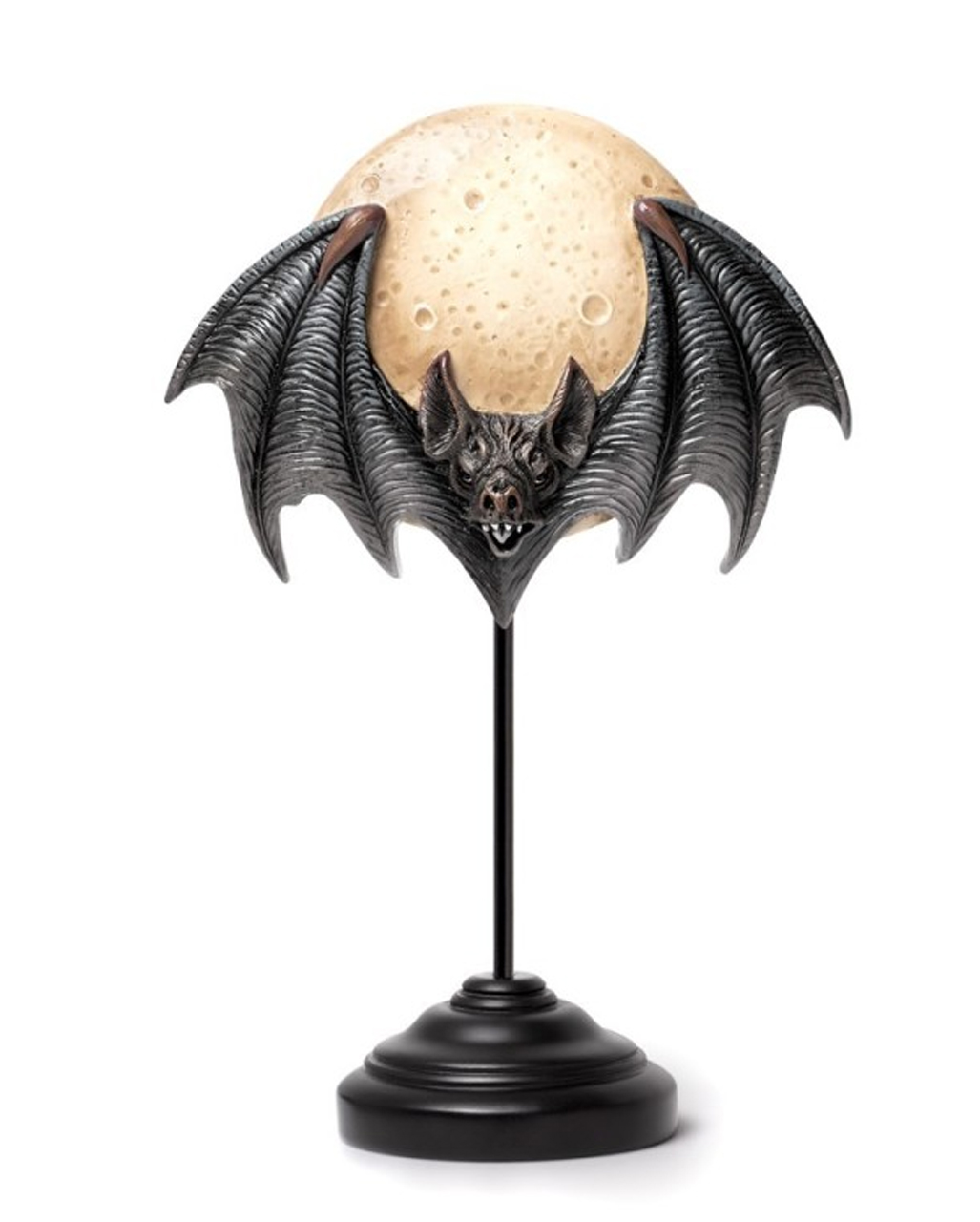 Full Moon Bat Decorative Figure 25cm | Gothic home accessory | Horror ...
