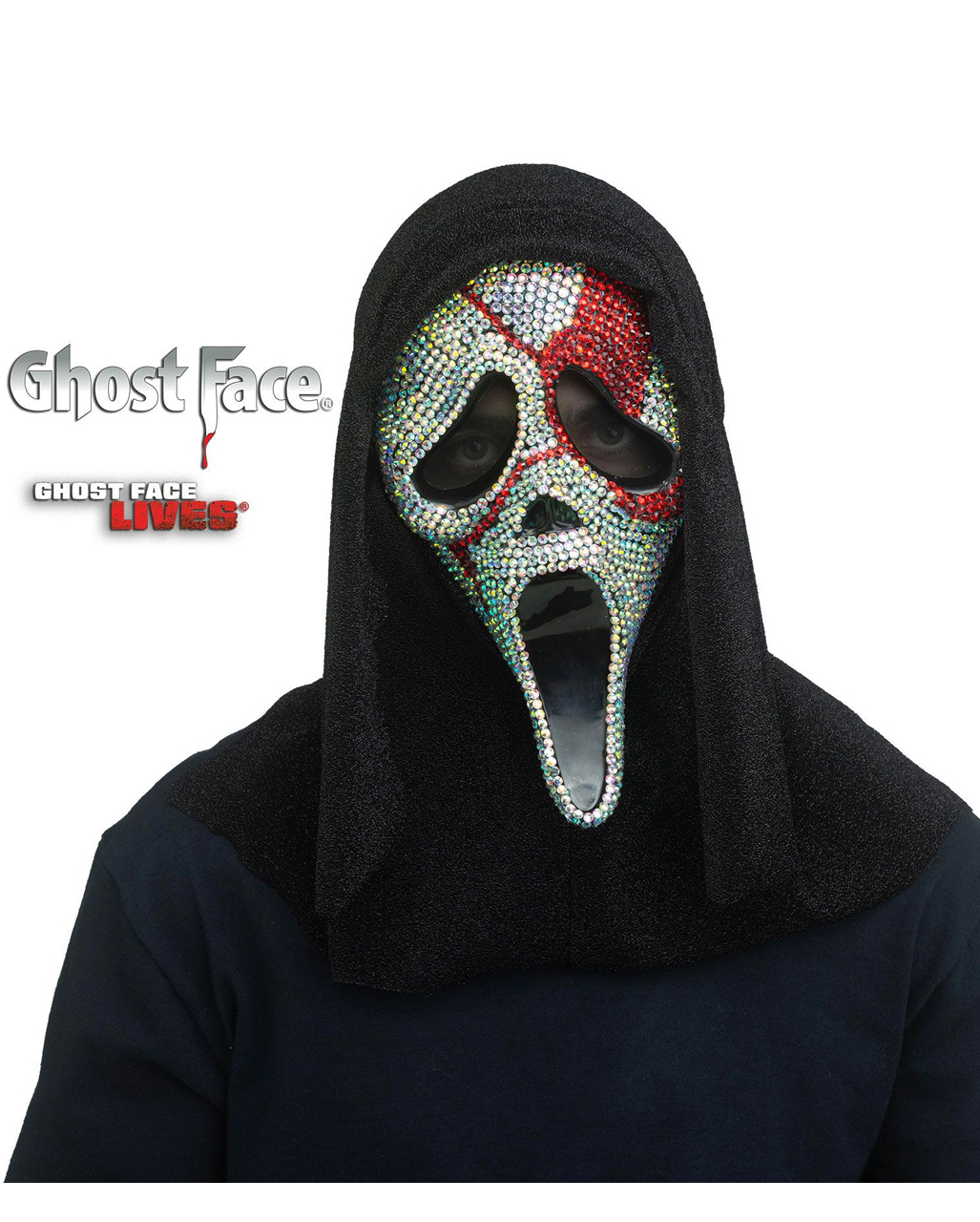 Ghost Face Bloody Bling Mask | Scream costume accessories | Horror-Shop.com