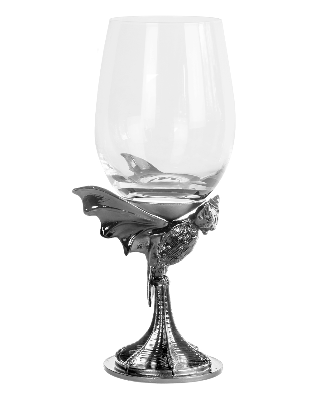 Gothic Heritage Bat Wine Glass 500ml Buy | Horror-Shop.com