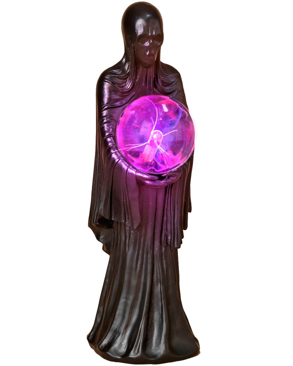 Grim Reaper With Glowing Glass Ball ★ Grim Reaper Decoration | Horror ...