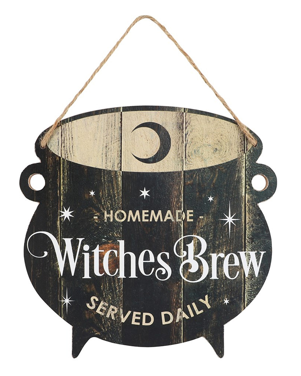 Cauldron Hanging Sign | Halloween Homeware | Horror-Shop.com