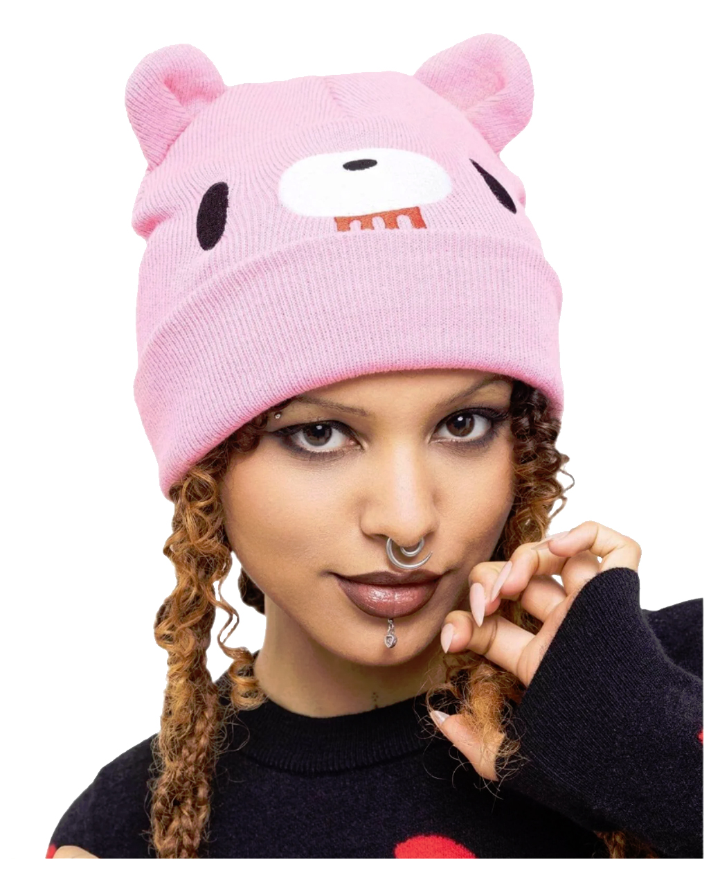 KILLSTAR Gloomy Bear Beanie Hat ★ Gothic accessory | Horror-Shop.com