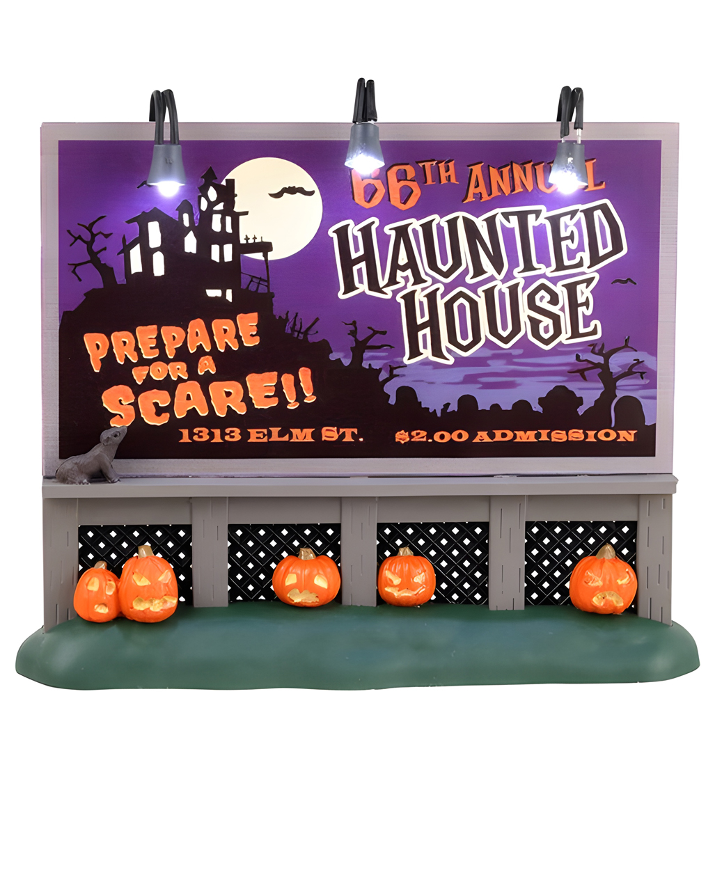 Lemax Spooky Town - Haunted House Billboard ★ | Horror-Shop.com