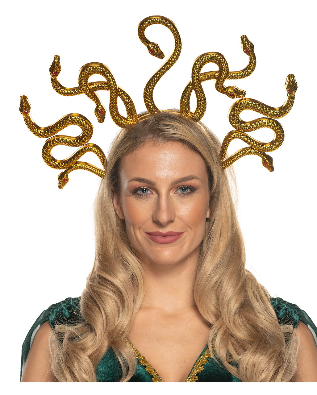 Medusa Snake Hairband Gold Costume accessories & headdresses | Horror ...