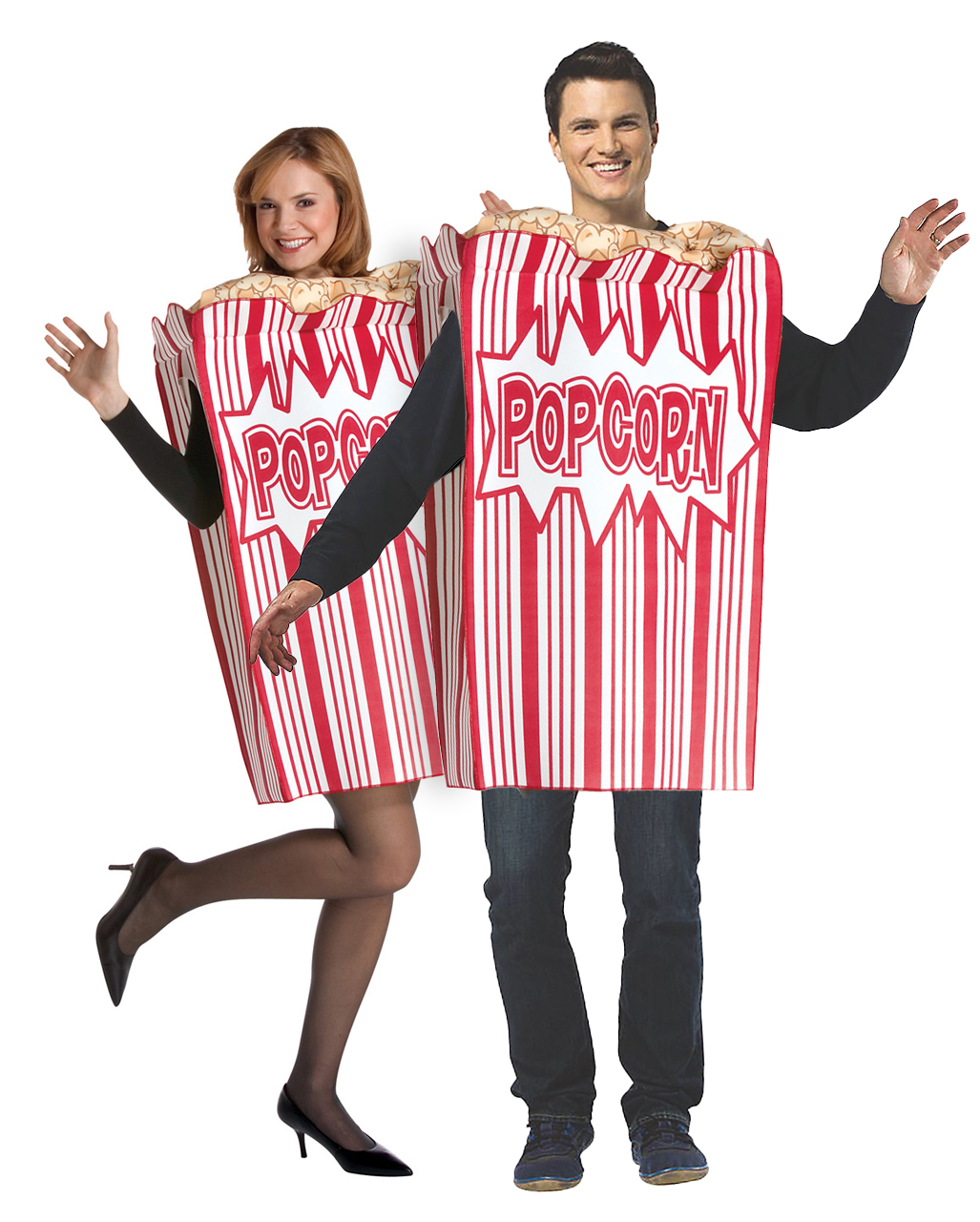 Movie Night Popcorn Costume for adults | Horror-Shop.com