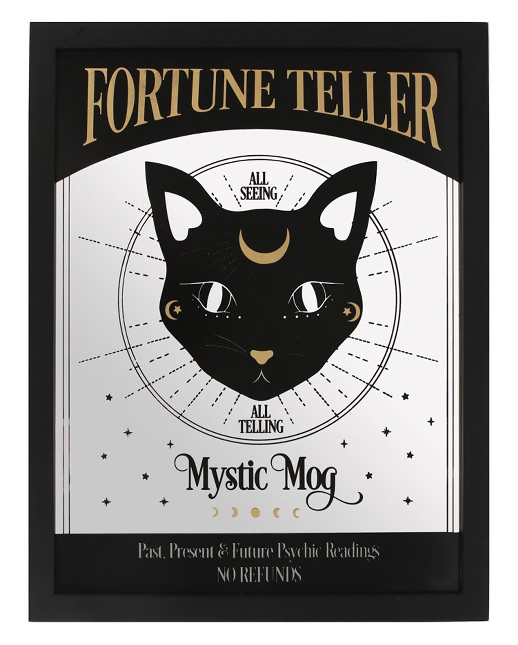 Mystic Mog Mirror Image Wall Decoration 45cm ★ | Horror-Shop.com