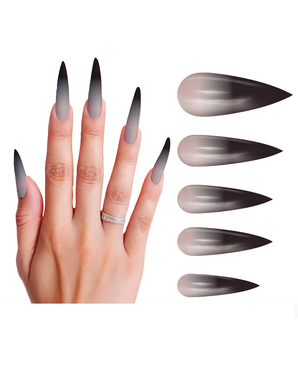 Mystical Gothic Fingernails as a costume accessory | Horror-Shop.com