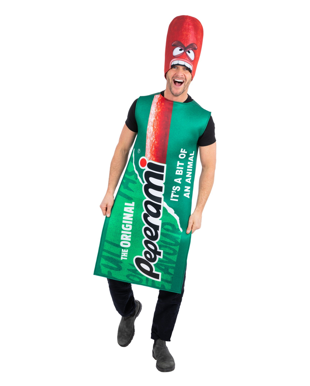 Peperami Unisex Costume for carnival & fancy dress | Horror-Shop.com