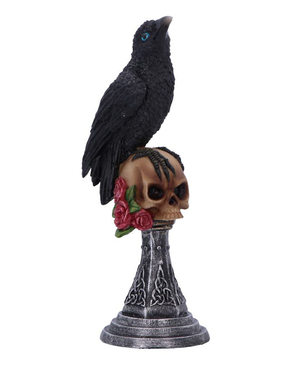 "Perched Prophecy" Mini Raven Figure 17cm as Gothic Deco | Horror-Shop.com