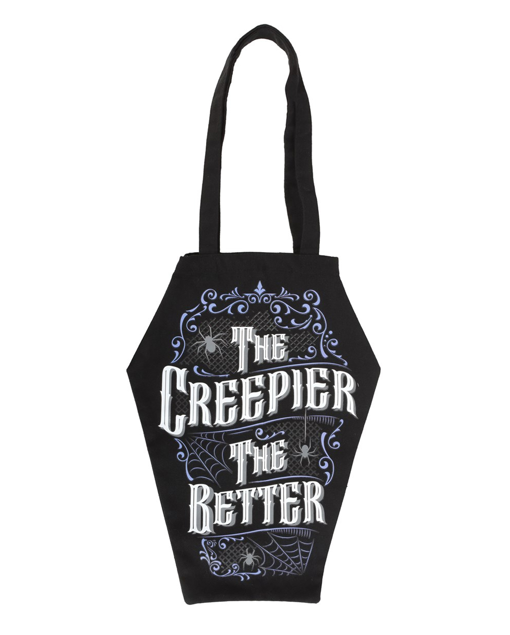 Coffin-shaped Shopping Bag | Gothic everyday bag | Horror-Shop.com