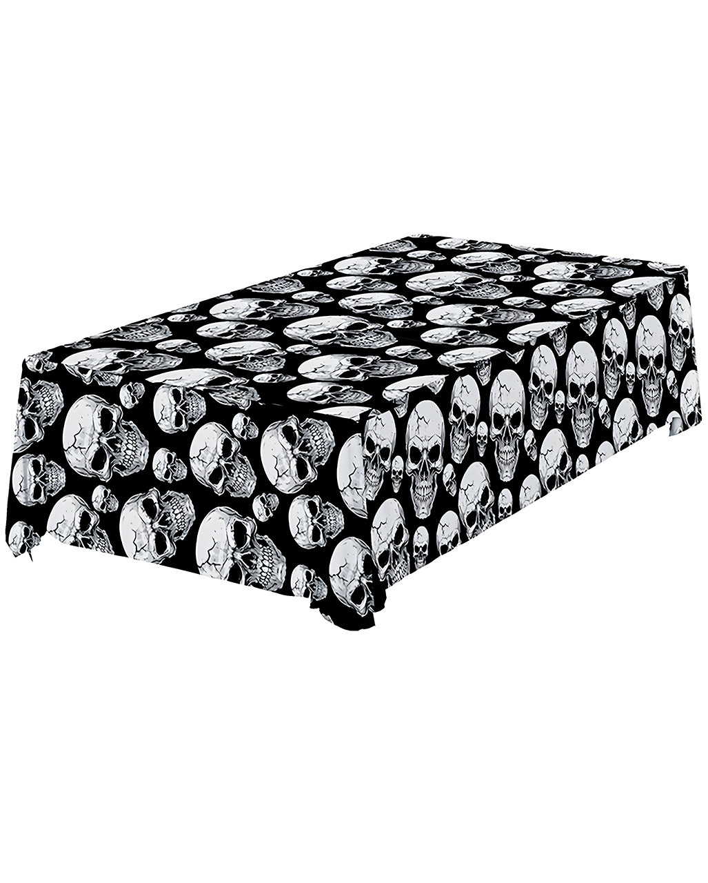 Scary Skull Tablecloth 137x274cm for Halloween | Horror-Shop.com