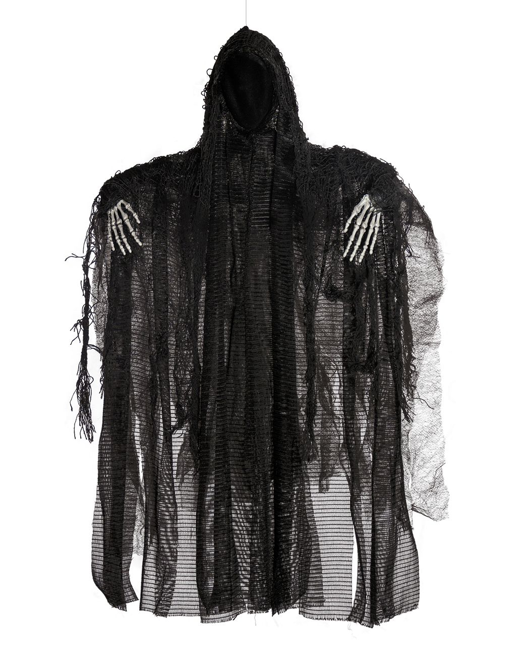 Black Faceless Ghost Hanging Figure 50cm ★ | Horror-Shop.com