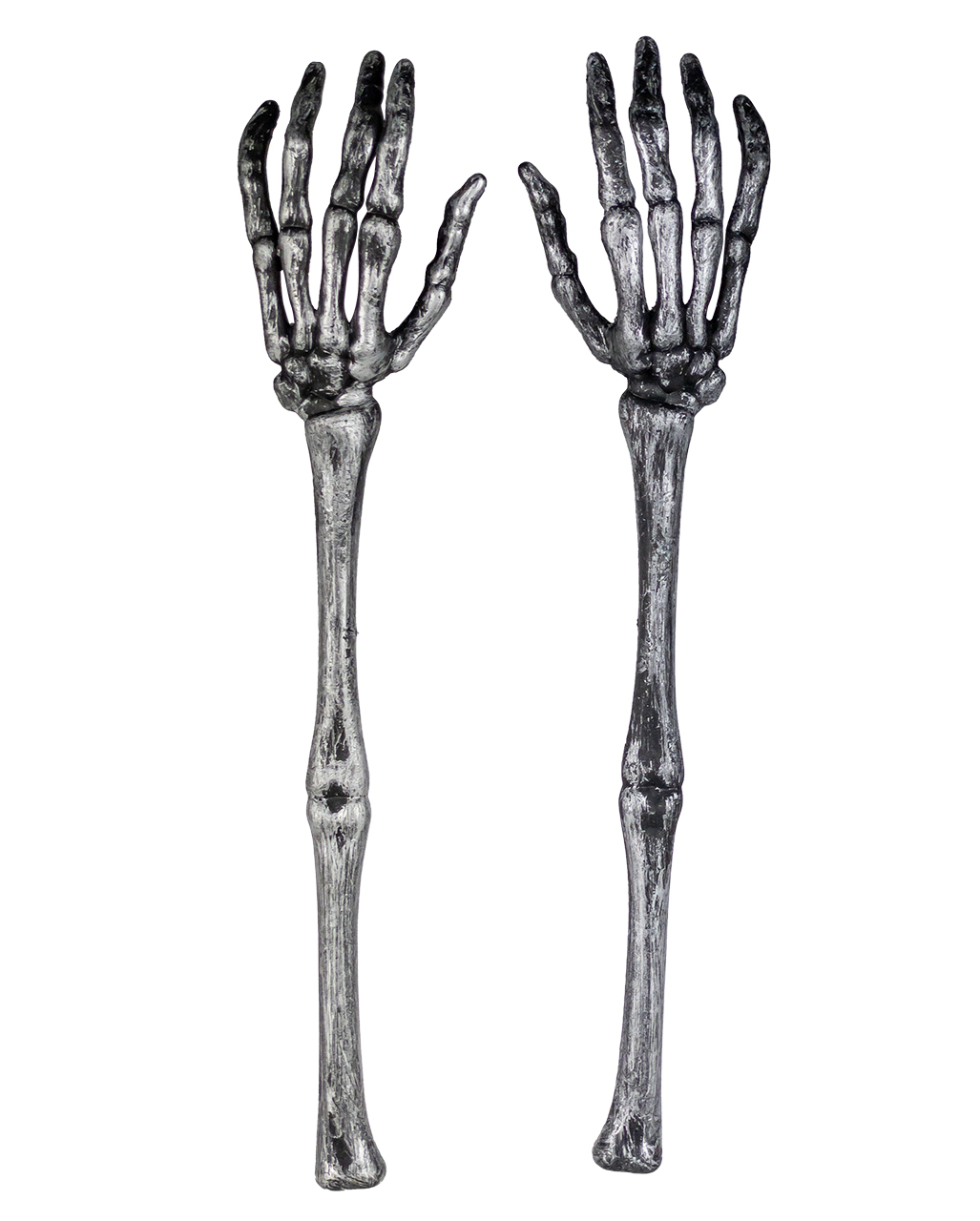 Silver Bone Hands As Serving Cutlery 2 Pcs. ★ | Horror-Shop.com