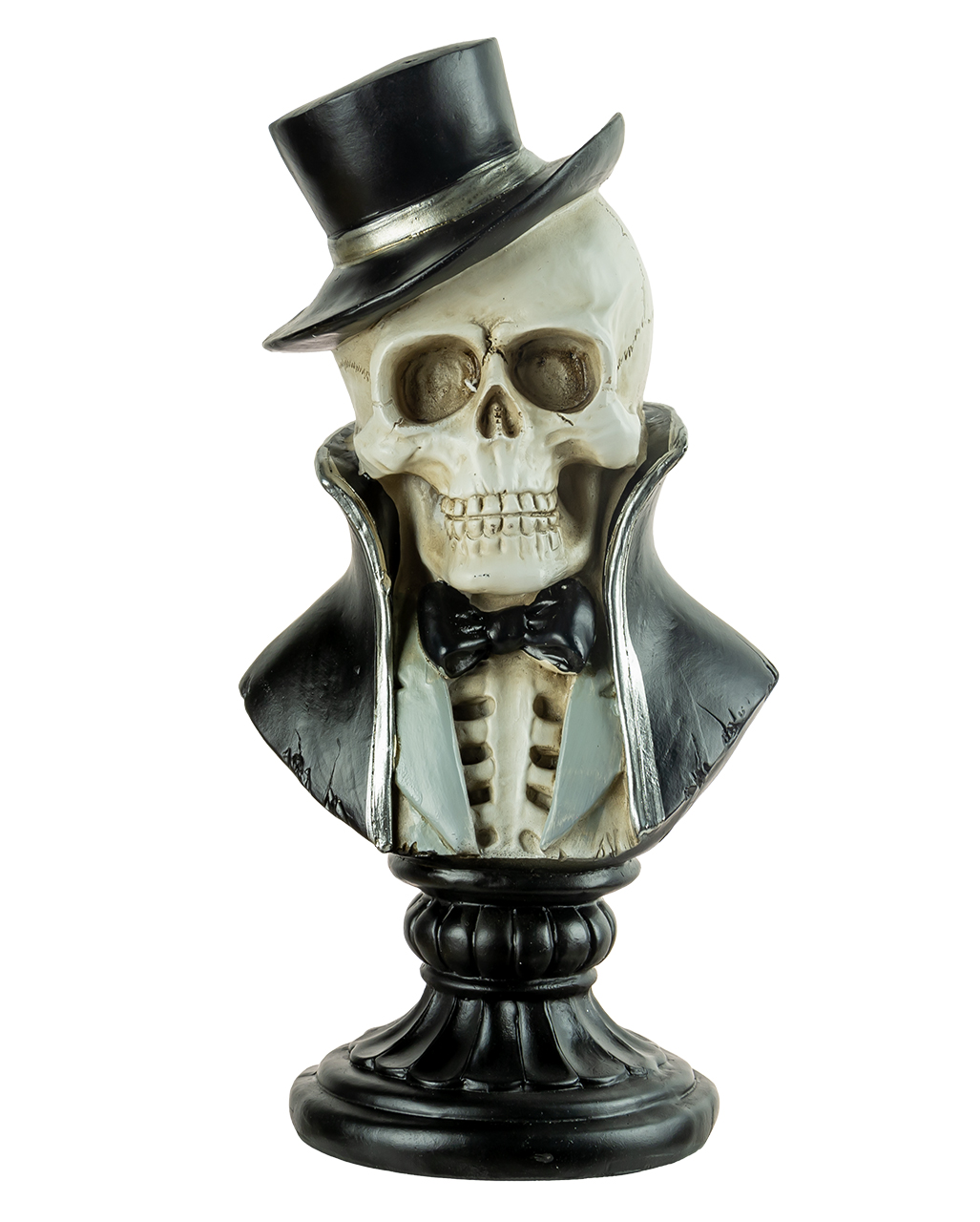 Skeleton Gentleman Bust With Tailcoat & Hat 26.5cm ★ | Horror-Shop.com