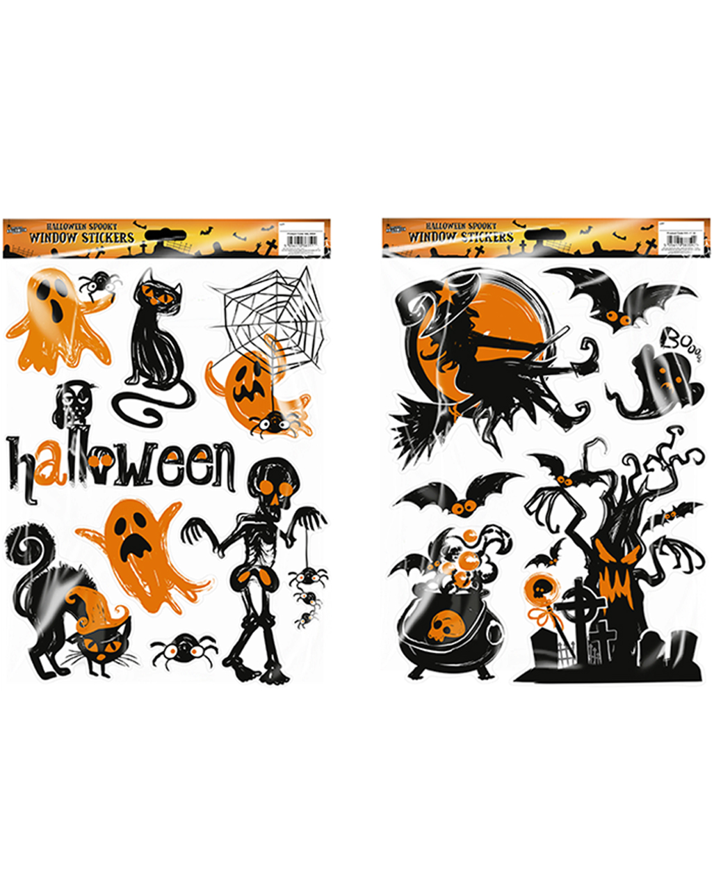 Spooky Halloween Window Sticker 1 Pc. as Gruseldeko | Horror-Shop.com