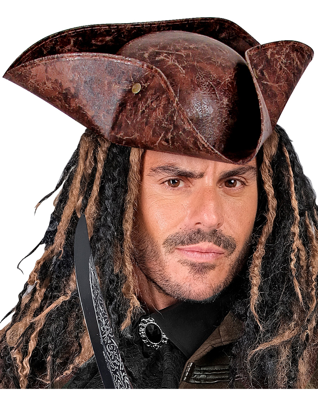 Antique Pirate Hat for carnival & Halloween | Horror-Shop.com