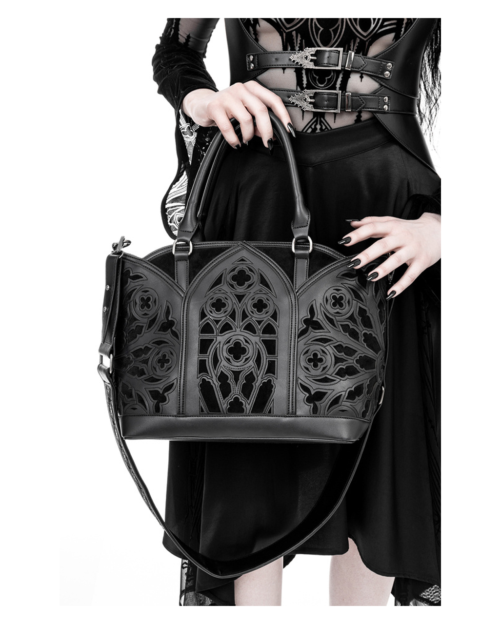 Catacombs Shopper Handbag | Goth accessory | Horror-Shop.com