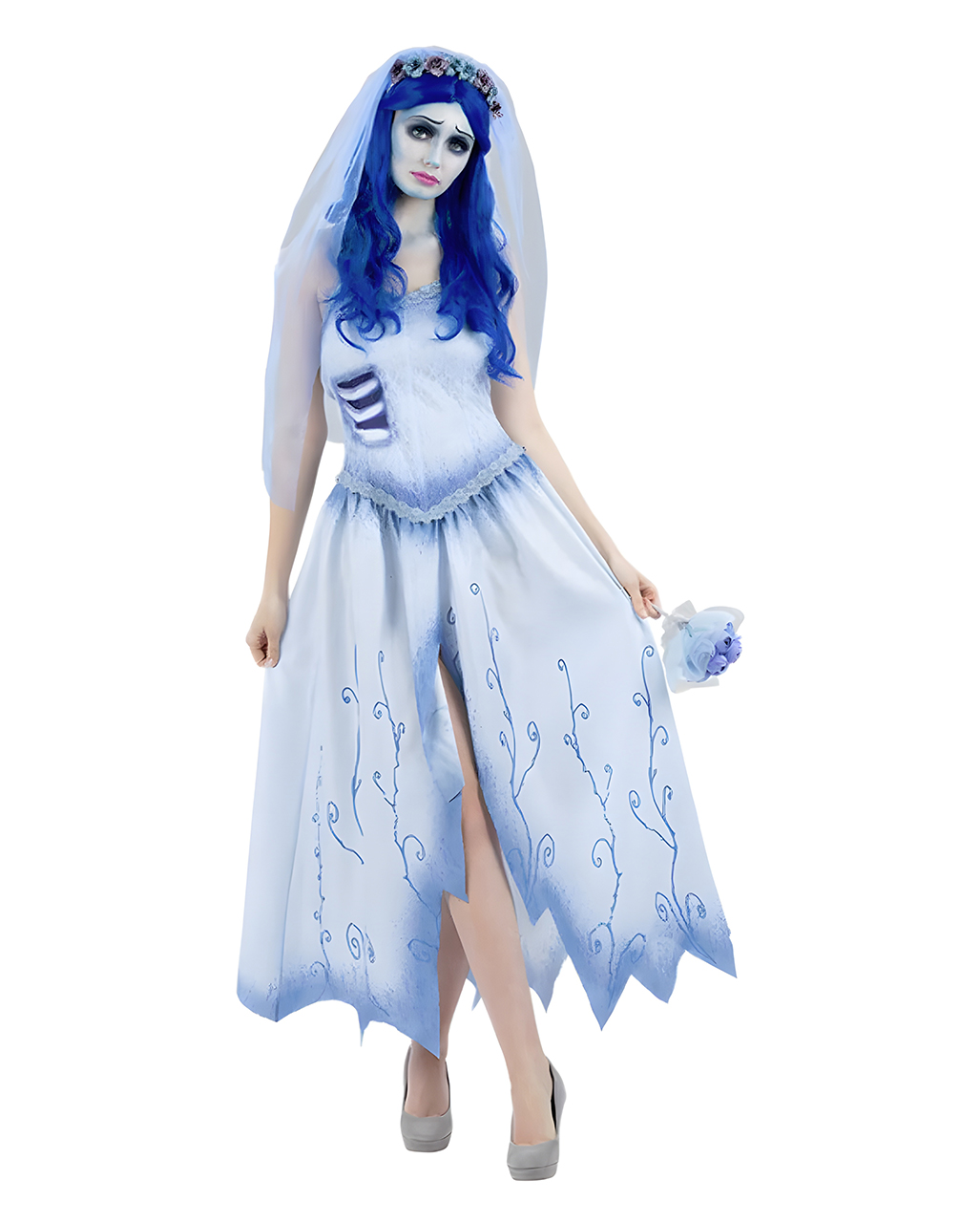 Corpse Bride Emily Ladies Costume L for Halloween | Horror-Shop.com
