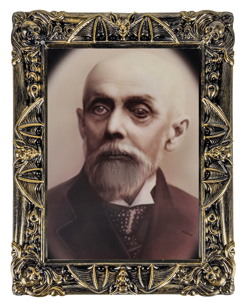 Cranky Uncle Festus Hologram Portrait 50x39cm | Horror-Shop.com