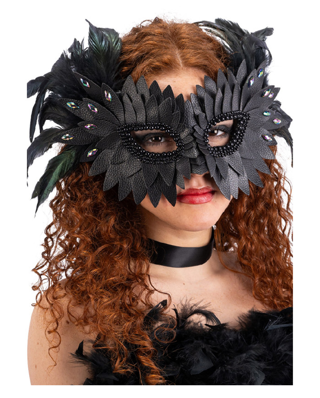 Dark Owl Augenmaske für Halloween & Maskenball | Horror-Shop.com