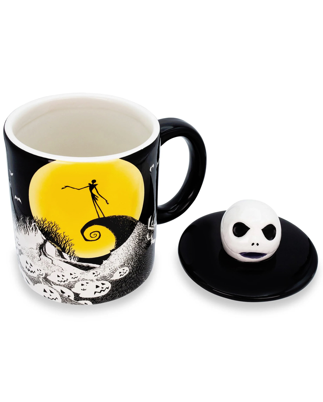 Disney TNBC Jack Skellington Tasse mit Deckel ★ | Horror-Shop.com