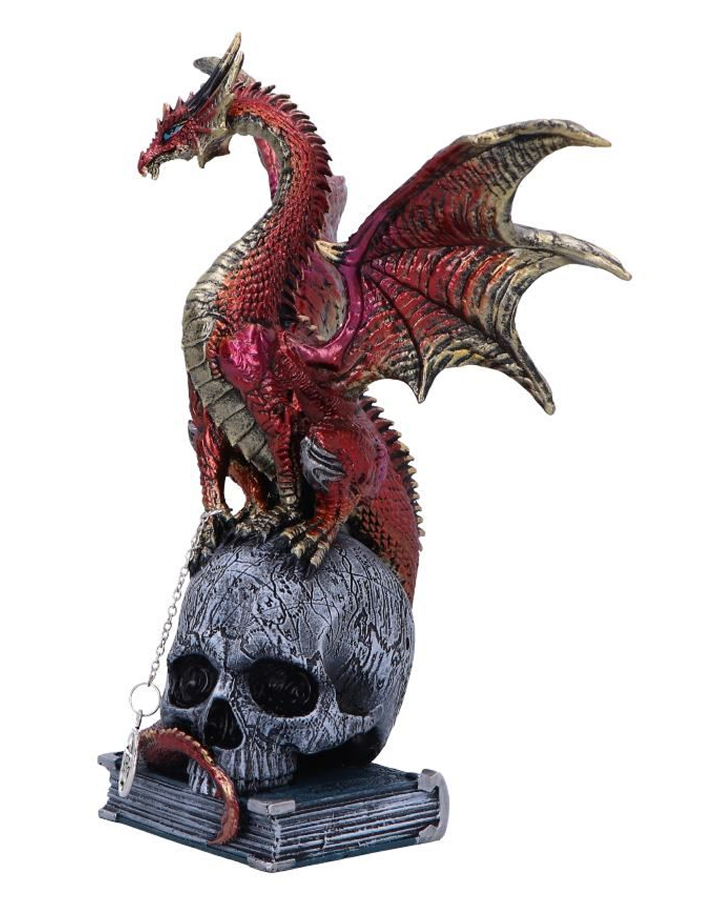 Fate Of The World Dragon On Skull Figure 23cm ★ | Horror-Shop.com