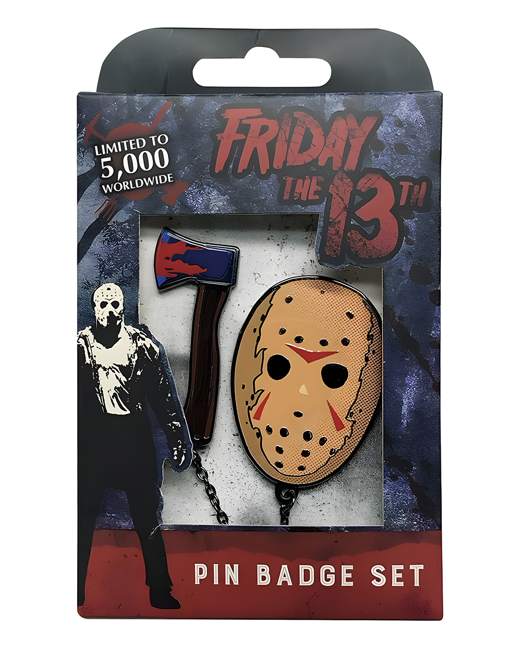 Friday The 13th Pin Badge Set Of 2 Fan articles | Horror-Shop.com