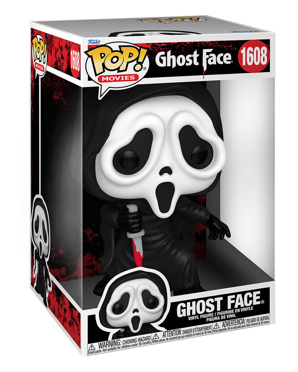 Ghostface Super Size Jumbo Funko POP! Figure 25cm ★ | Horror-Shop.com