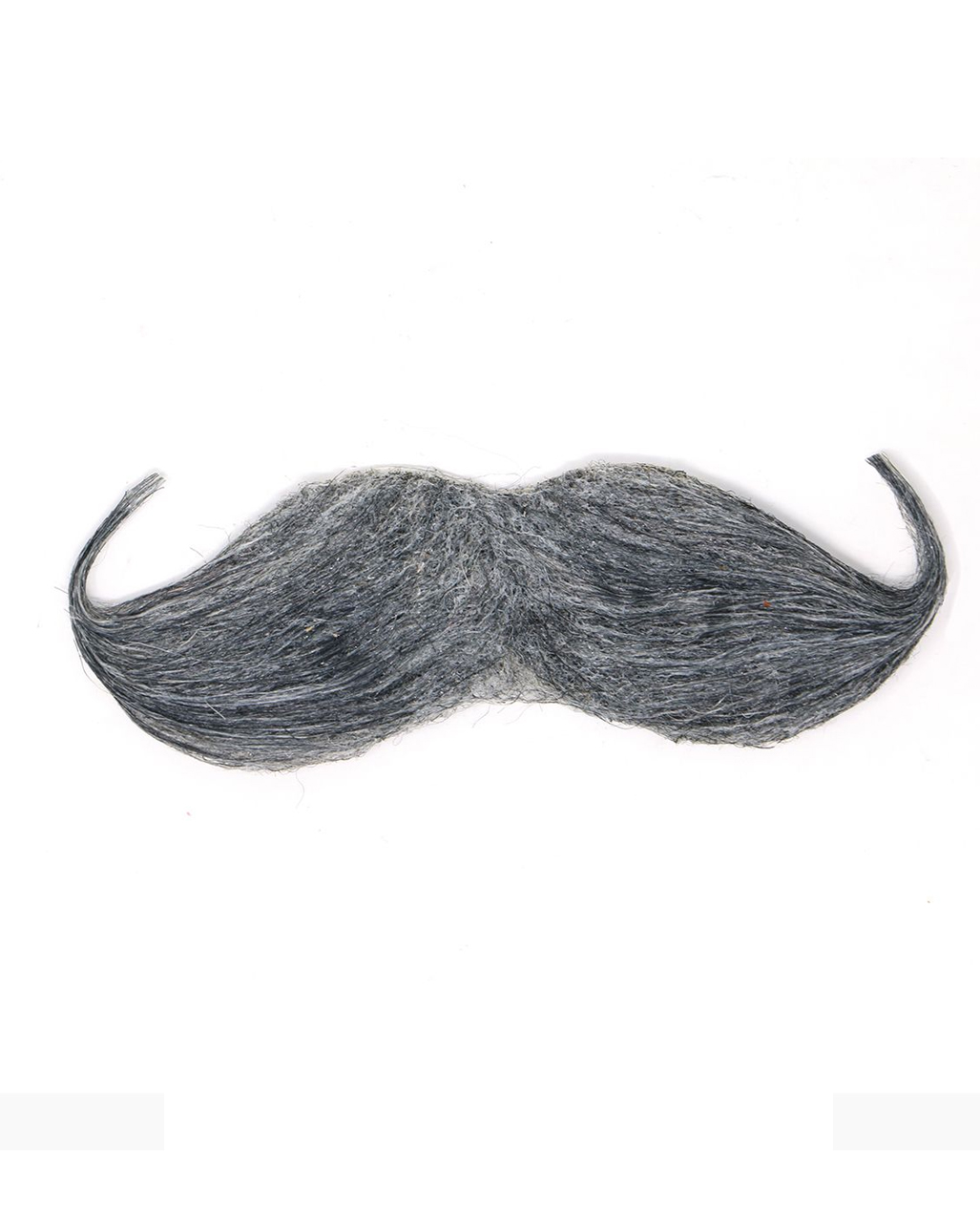 Gray Twizzle Beard As A Moustache as a costume accessory | Horror-Shop.com
