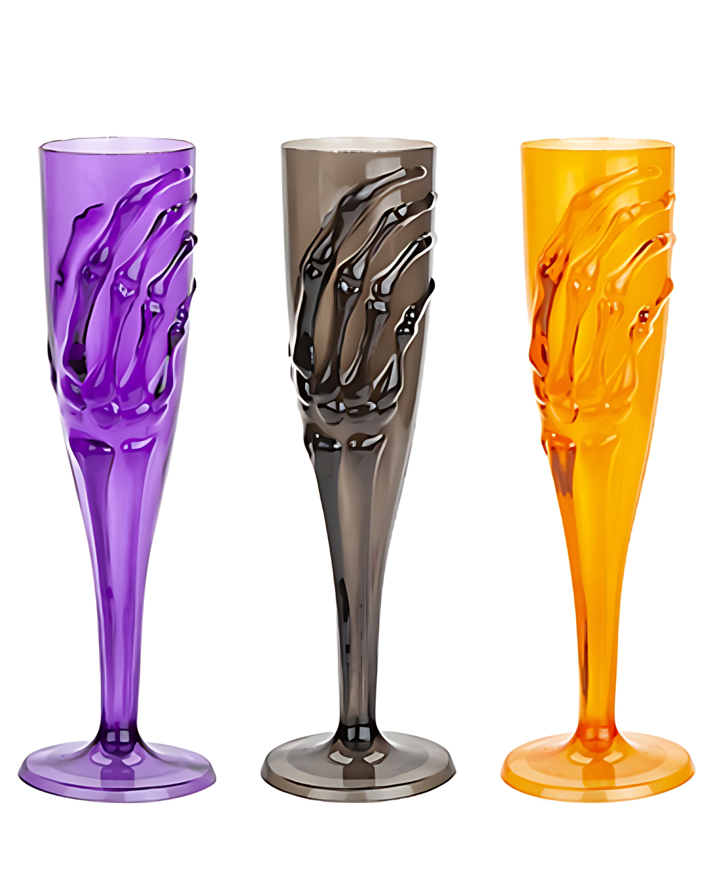 Halloween Skeleton Flute Black 20cm | Horror-Shop.com