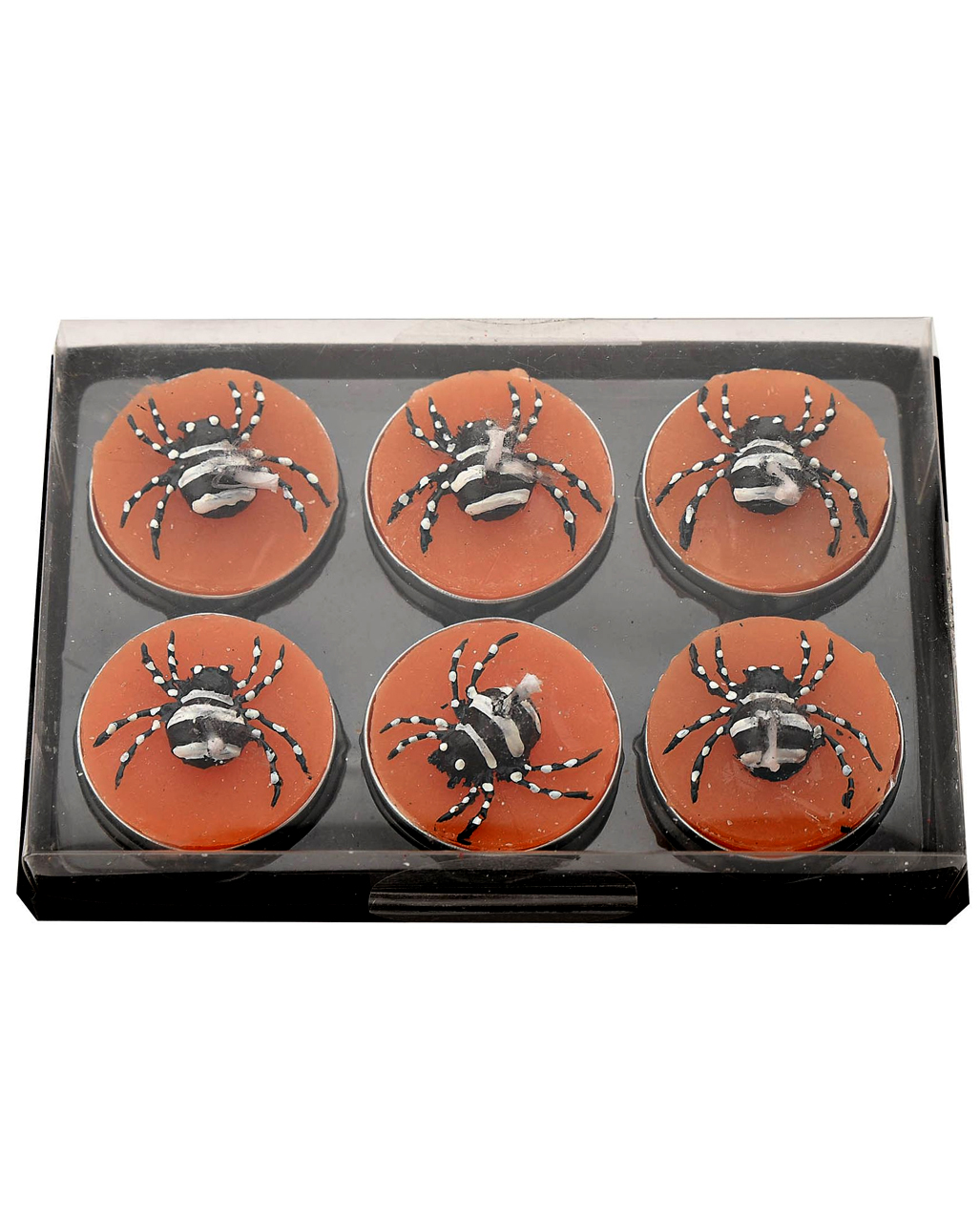 Halloween Spiders Tea Lights Set Of 6 buy for 🎃 | Horror-Shop.com