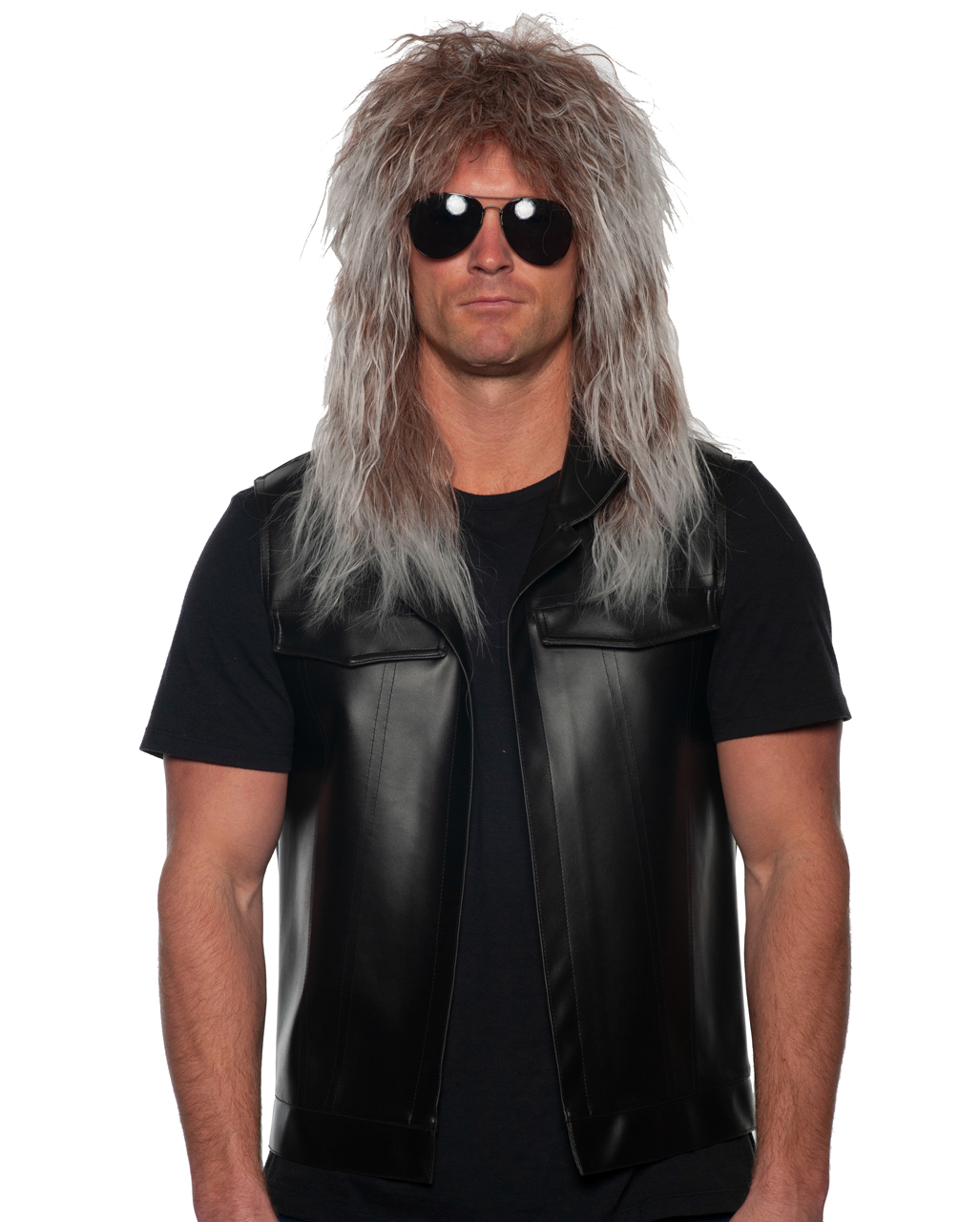 Heavy Metal Rock Star Wig | Carnival wig | Horror-Shop.com