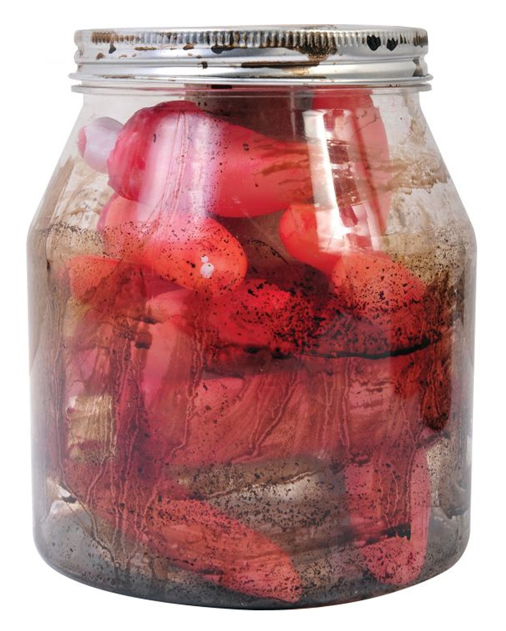 Horror Mason Jar With Fingers as Halloween decoration | Horror-Shop.com