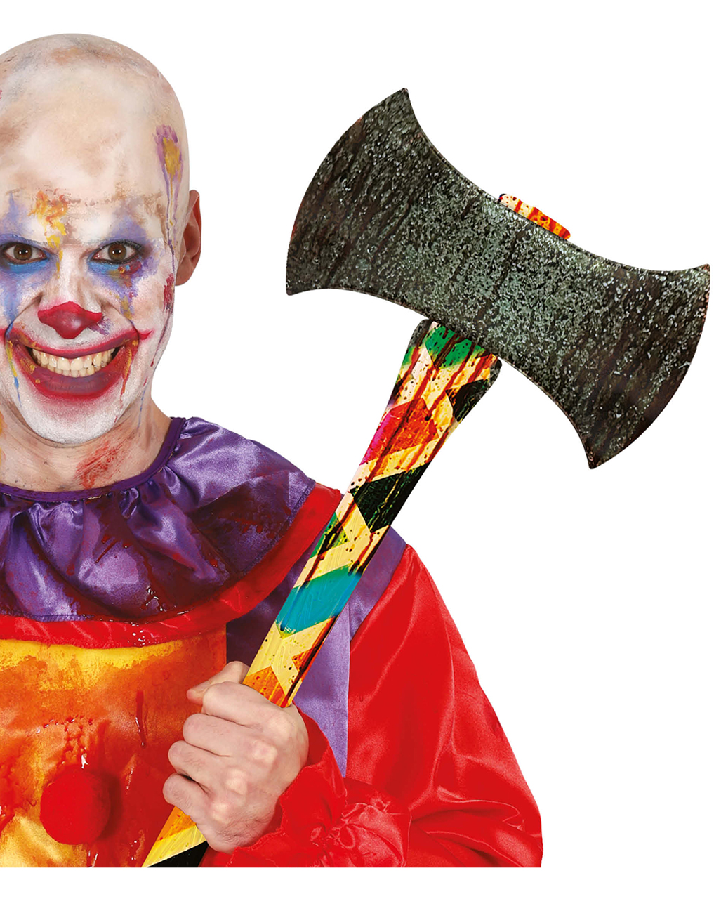 Horrorclown Axt 73cm als Halloween Kostümzubehör | Horror-Shop.com
