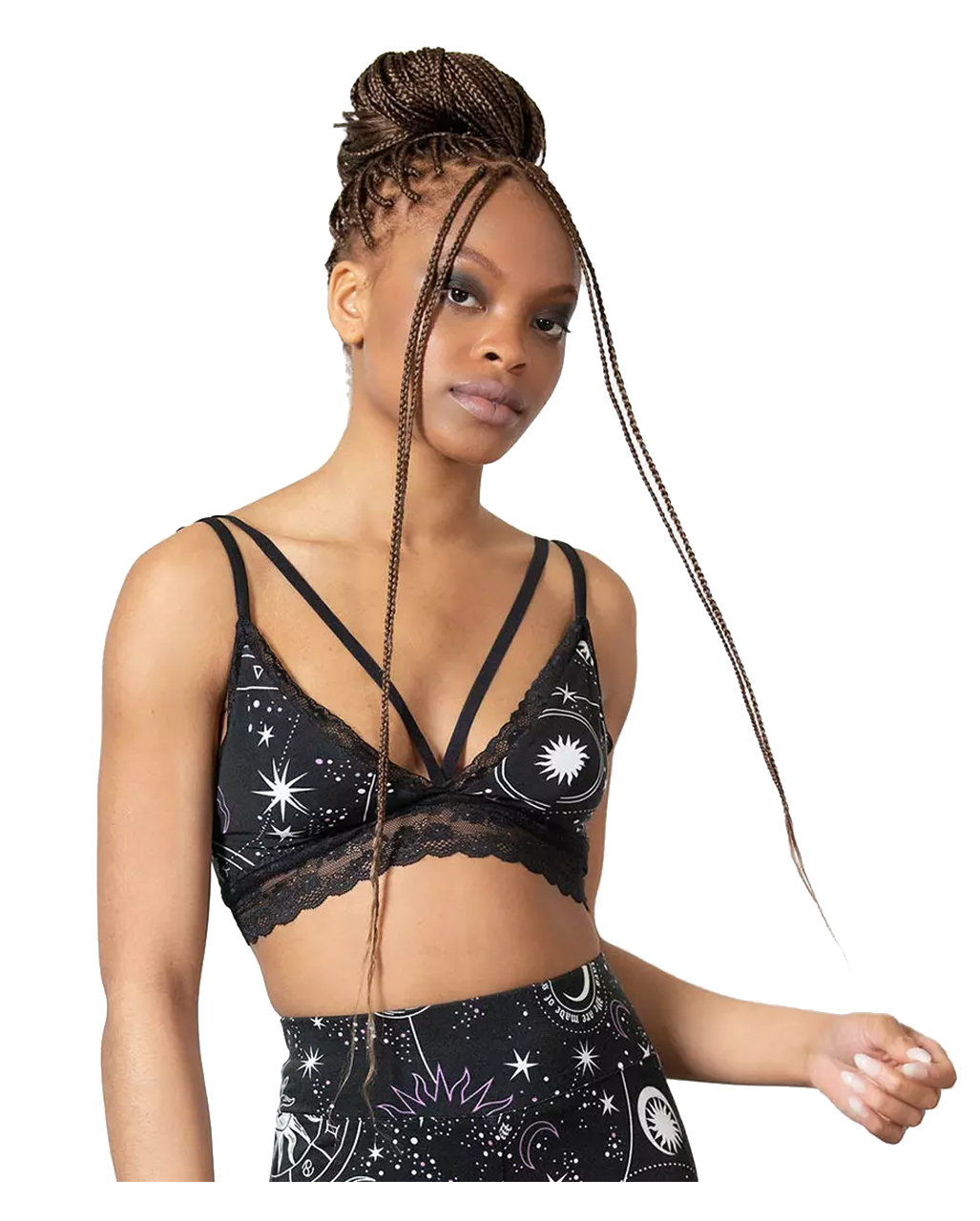 KILLSTAR Eclipse Lace Bralet Gothic bra | Horror-Shop.com