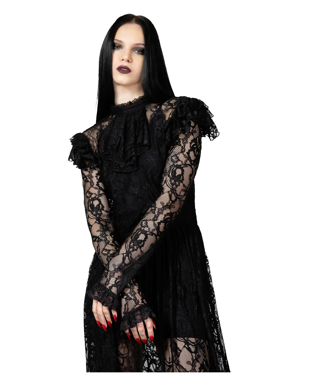 KILLSTAR Enmity Maxi Kleid L bestellen | Horror-Shop.com