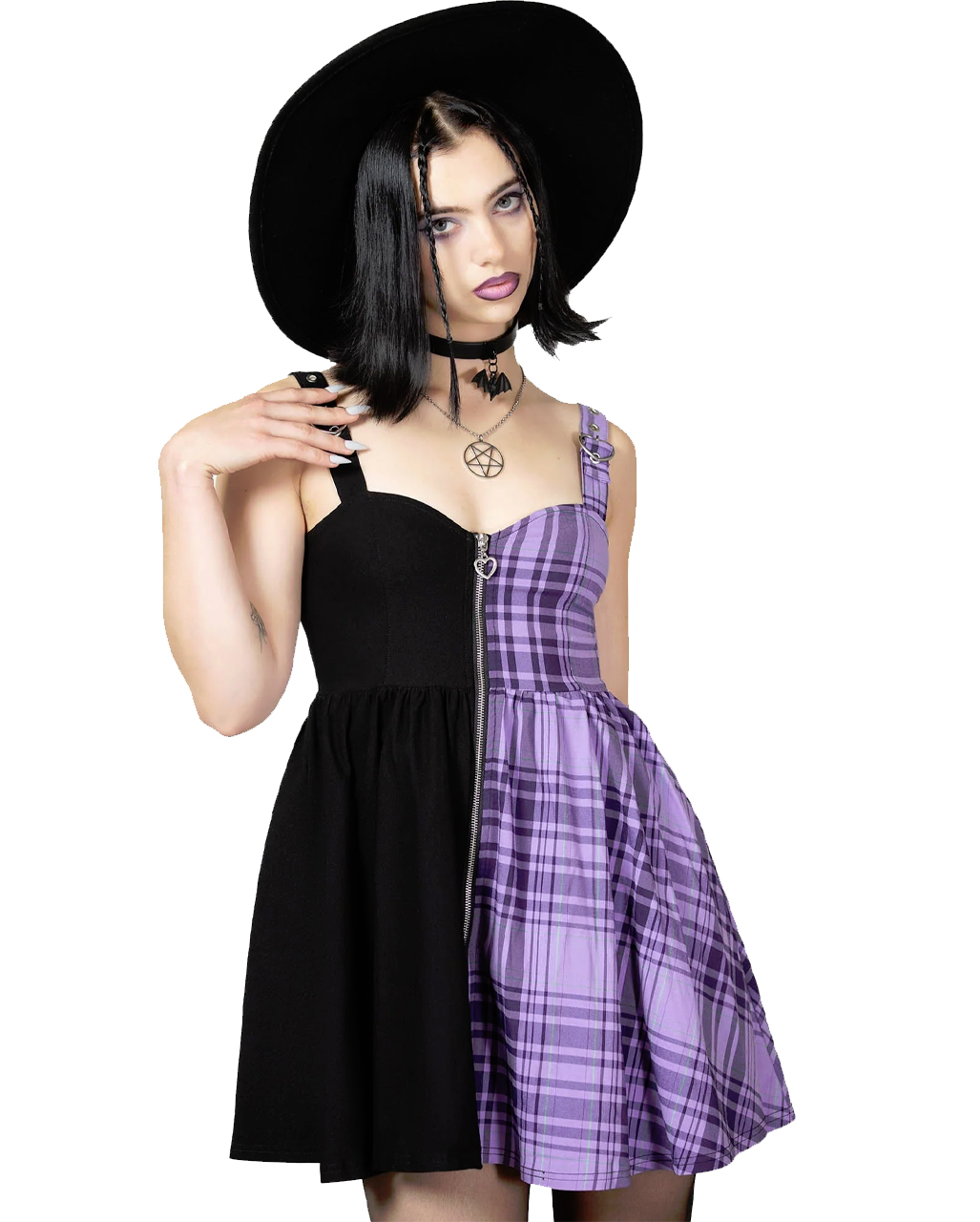 KILLSTAR Marie Zip Dress | Gothic fashion | Horror-Shop.com