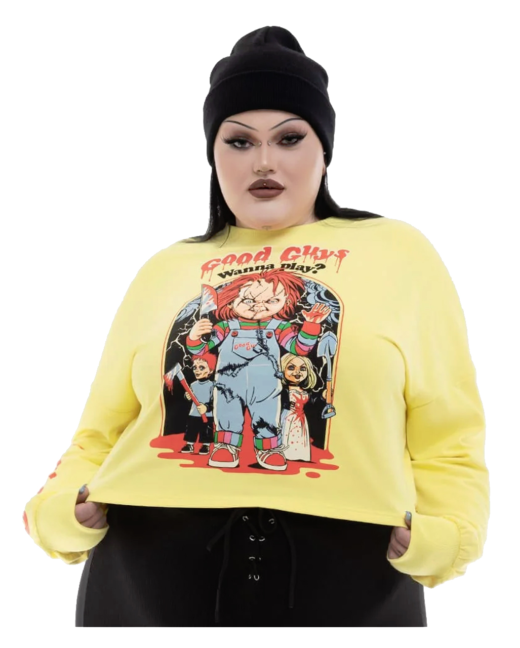 KILLSTAR My Friends Call Me... Chucky Sweatshirt ★ | Horror-Shop.com