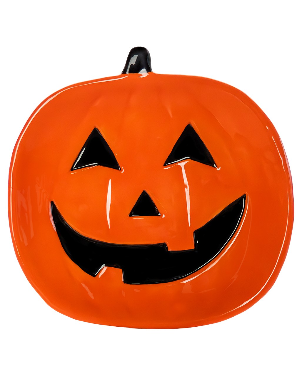 Small Pumpkin Ceramic Plate 15.5cm | Horror-Shop.com