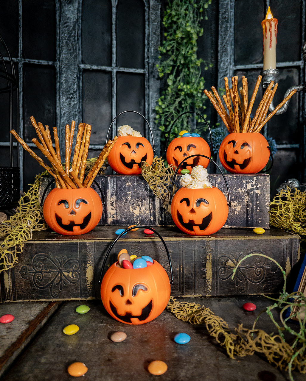 Mini Pumpkin Cauldron Pack Of 6 for Halloween & Trick or Treat | Horror ...