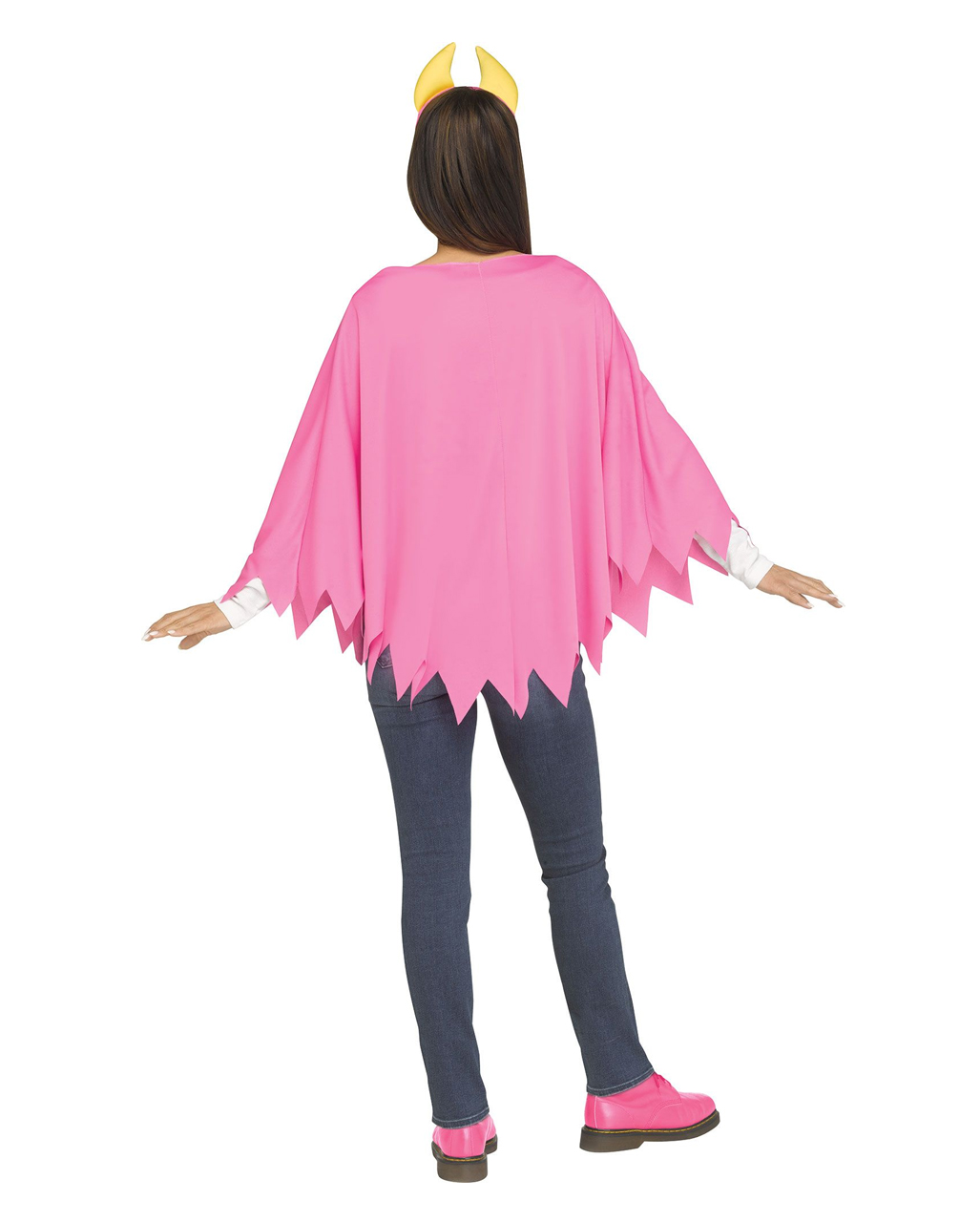 Monster Kostüm Poncho Pink mit passendem Haarreif | Horror-Shop.com