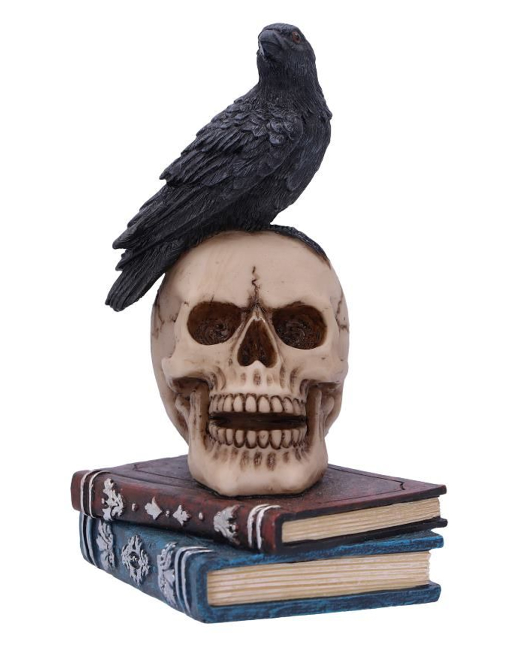Raven's Spell Gothic Decorative Figure 10cm | raven on skull | Horror ...