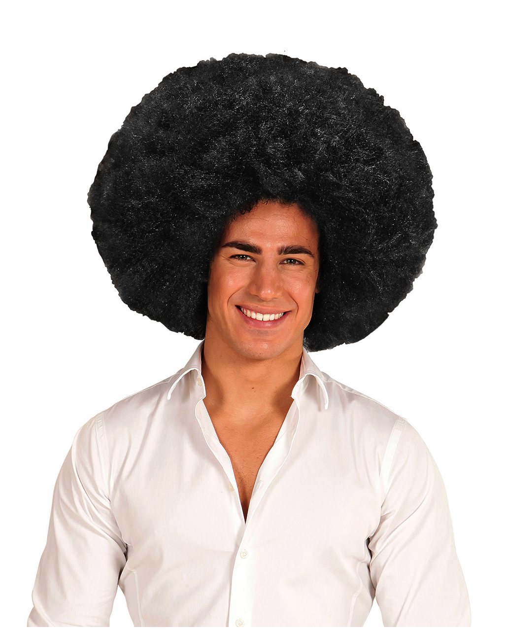 Giant Afro Wig Black as a costume accessory | Horror-Shop.com