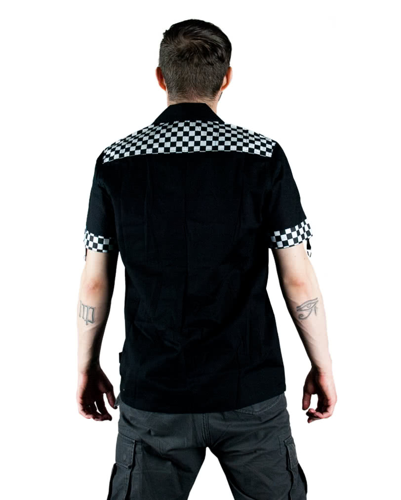 Ska Shirt black | 50s Shirt | Horror-Shop.com