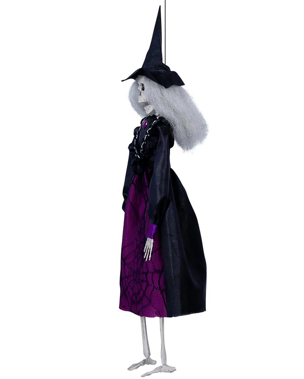 Skeleton Witch Hanging Figure 40cm | Halloween hanging decoration ...