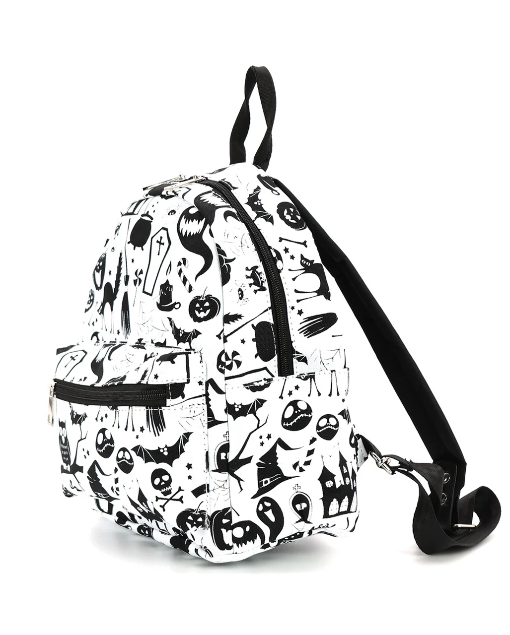 Spooky Nights Mini Collage Backpack for Halloween fans | Horror-Shop.com